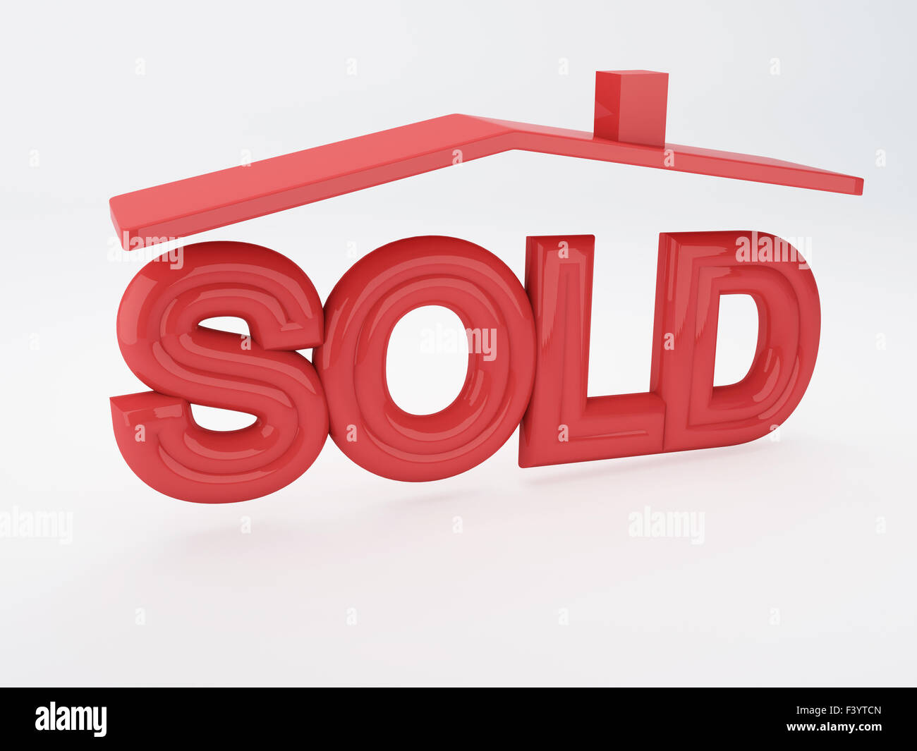 Symbol sold house hi-res stock photography and images - Alamy