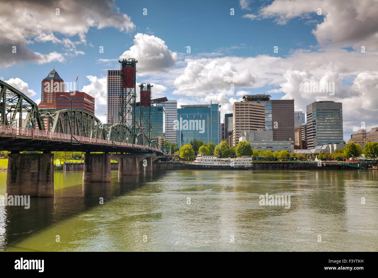 Downtown Portland cityscape Stock Photo - Alamy