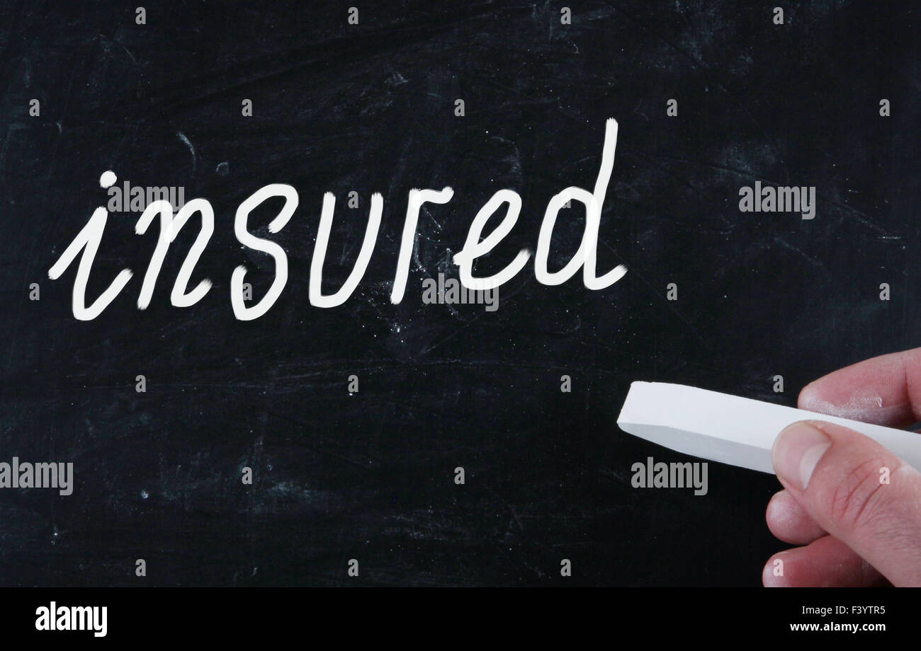 Insured word hi-res stock photography and images - Alamy