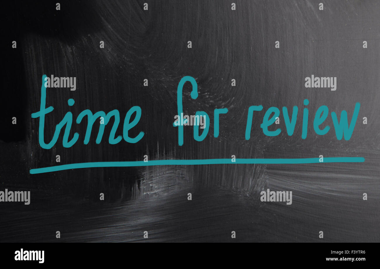 time for review Stock Photo - Alamy