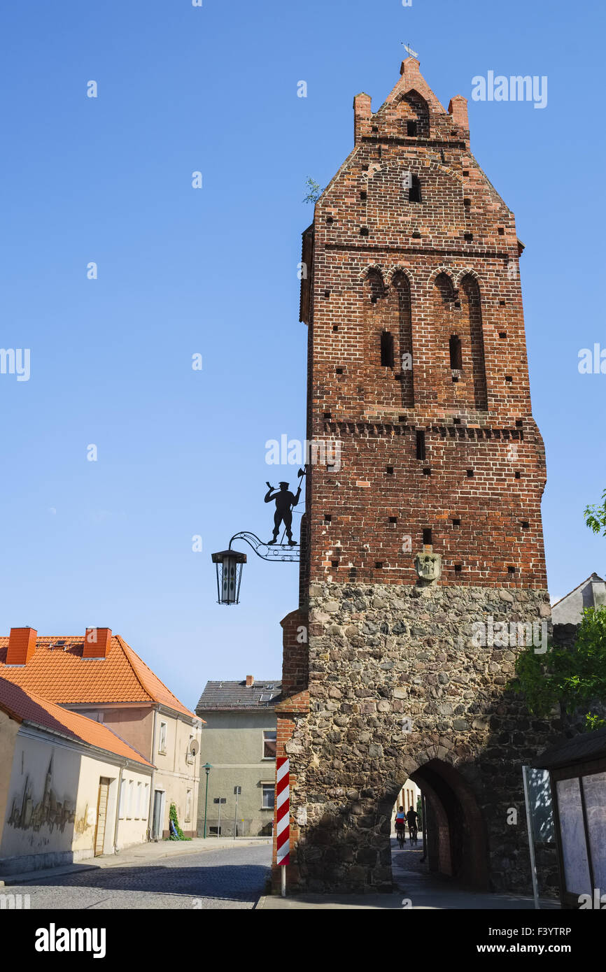 Berlin Torturm Tower in Müncheberg, Germany Stock Photo - Alamy