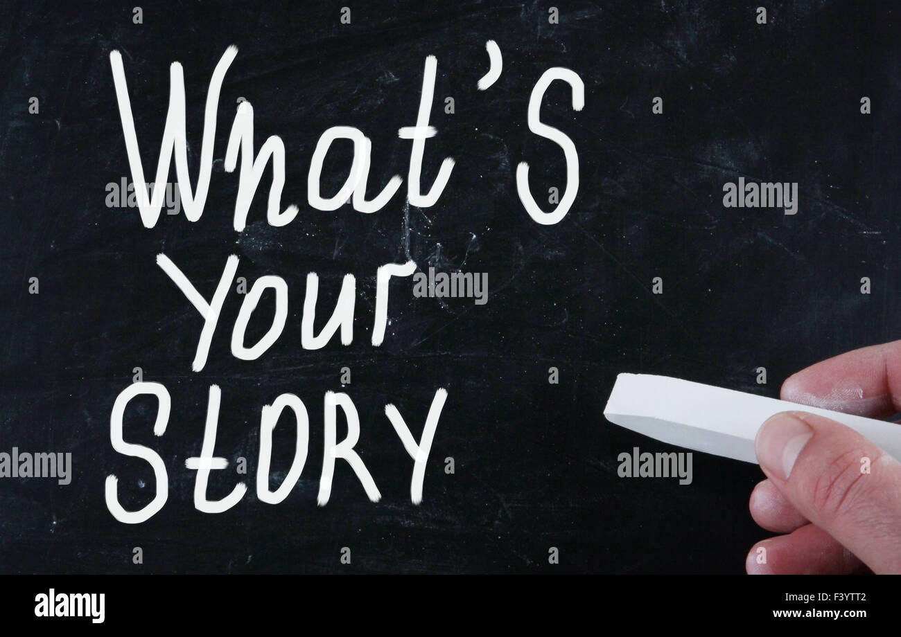 what's your story Stock Photo - Alamy