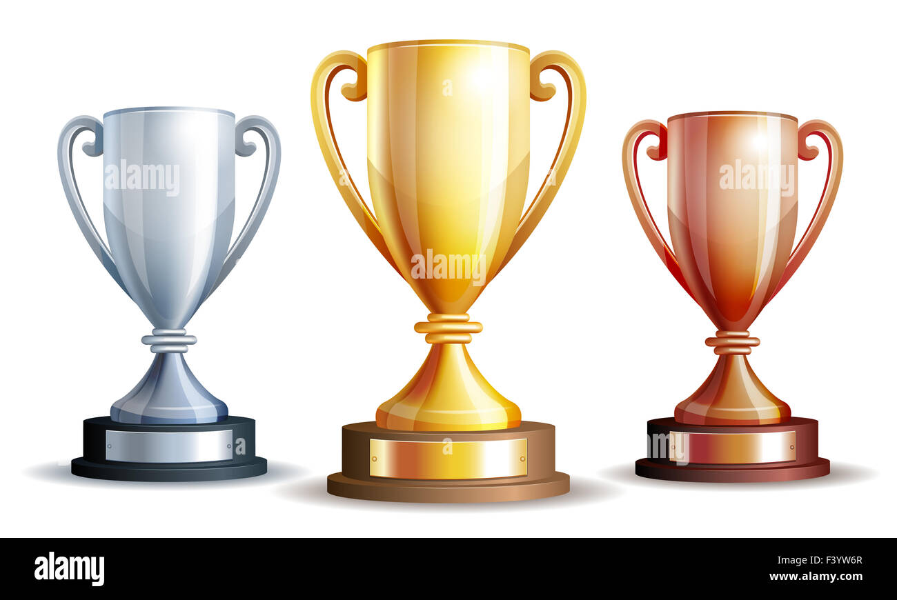 Champion gold cup vector Cut Out Stock Images & Pictures - Alamy