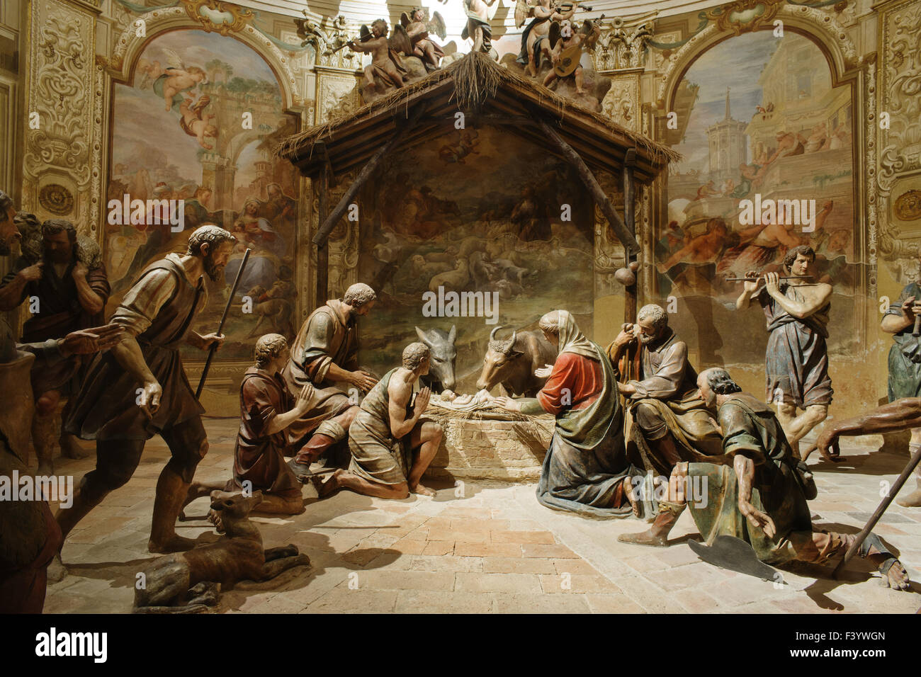 Jesus birth paintings hi-res stock photography and images - Alamy