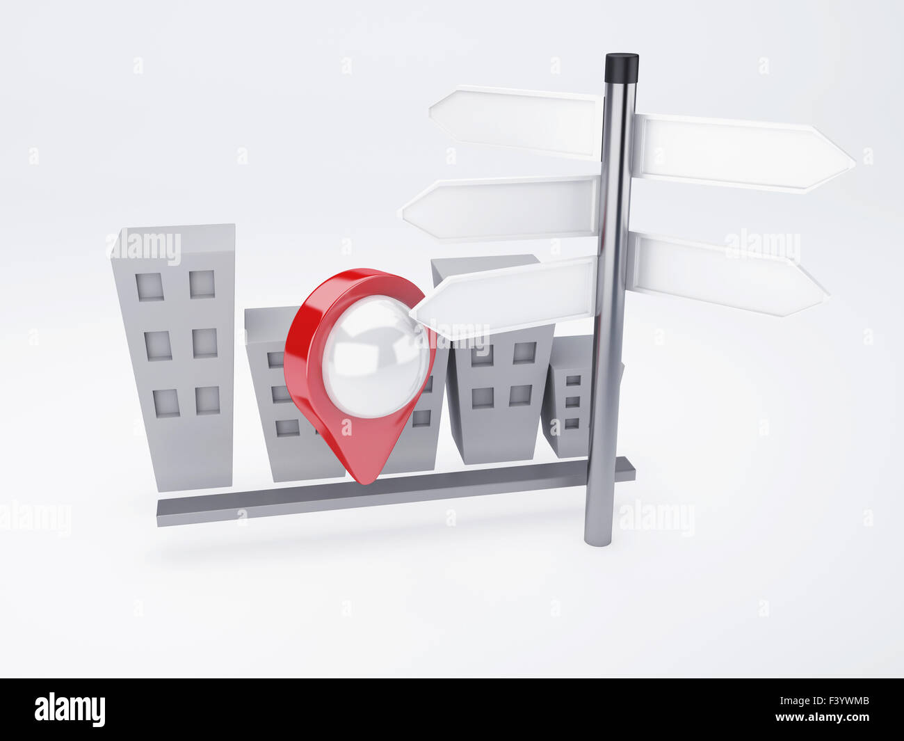 Map pointers hi-res stock photography and images - Alamy