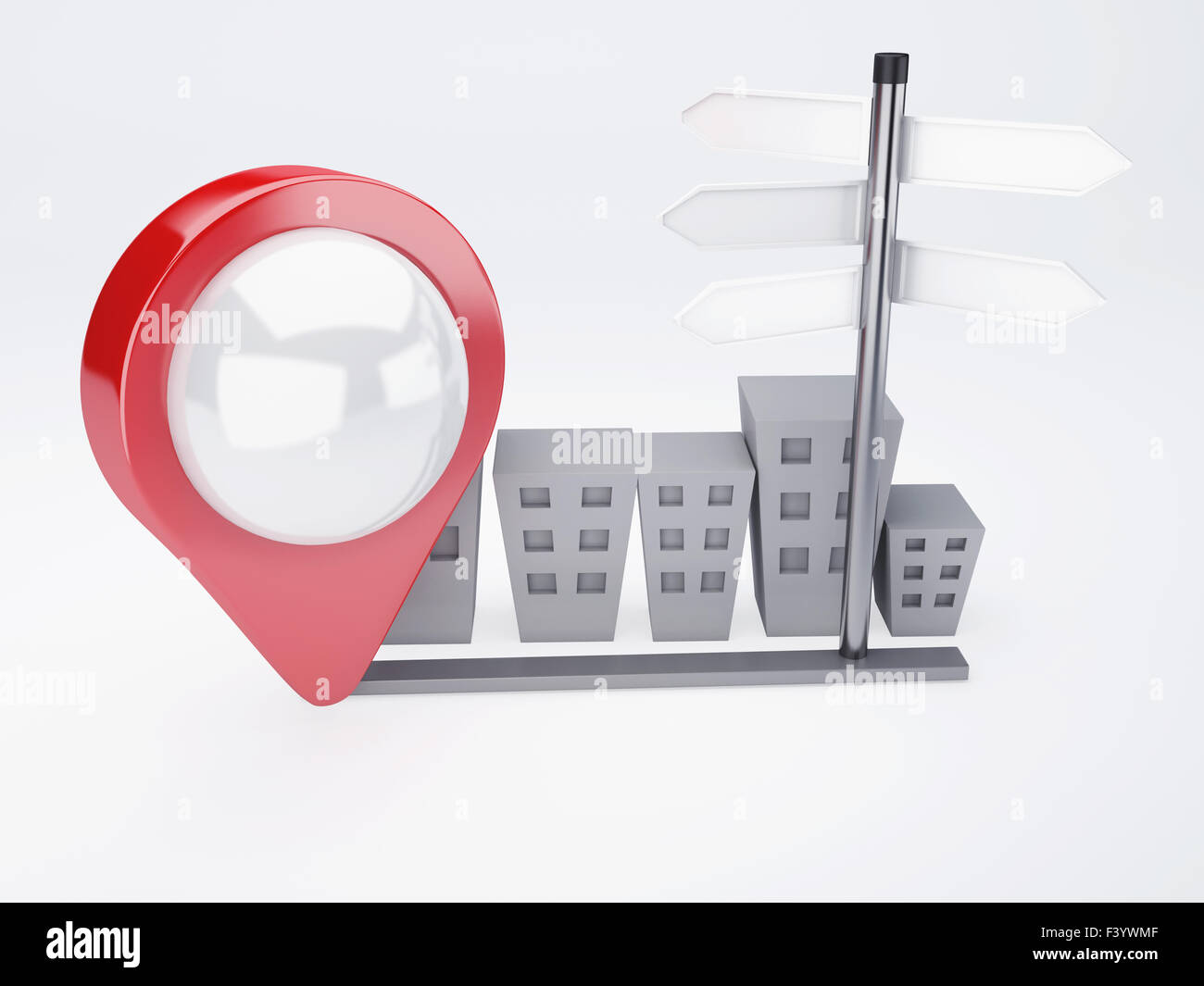 Map pointers hi-res stock photography and images - Alamy