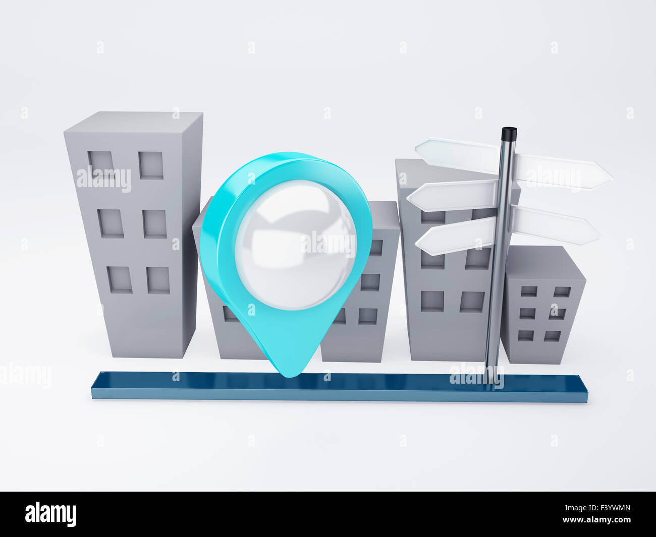 Map pointers hi-res stock photography and images - Alamy