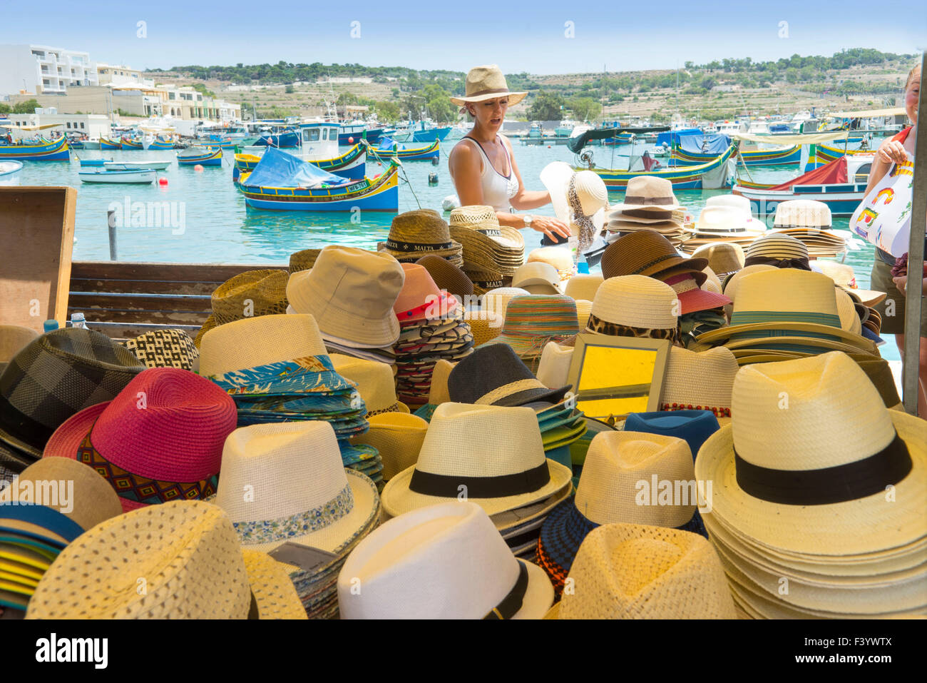 Street market at marsaxlokk hi-res stock photography and images - Alamy