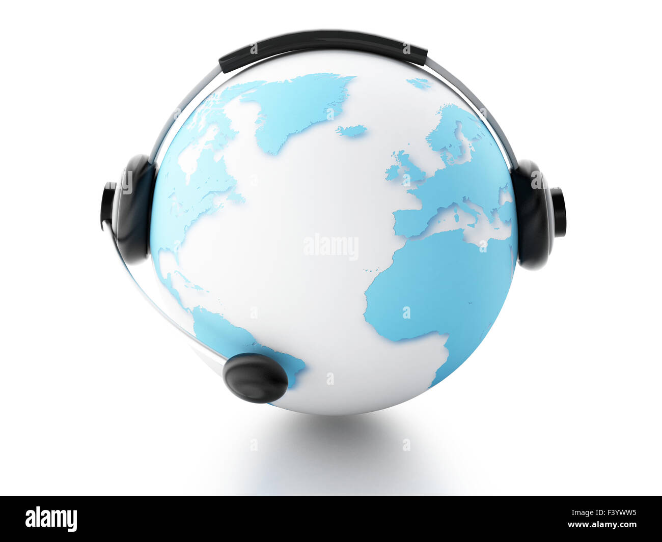 Earth globe. global communication concept Stock Photo - Alamy