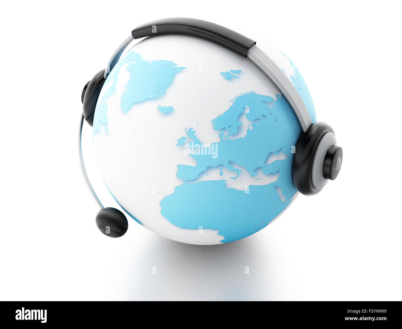 Earth globe. global communication concept Stock Photo - Alamy