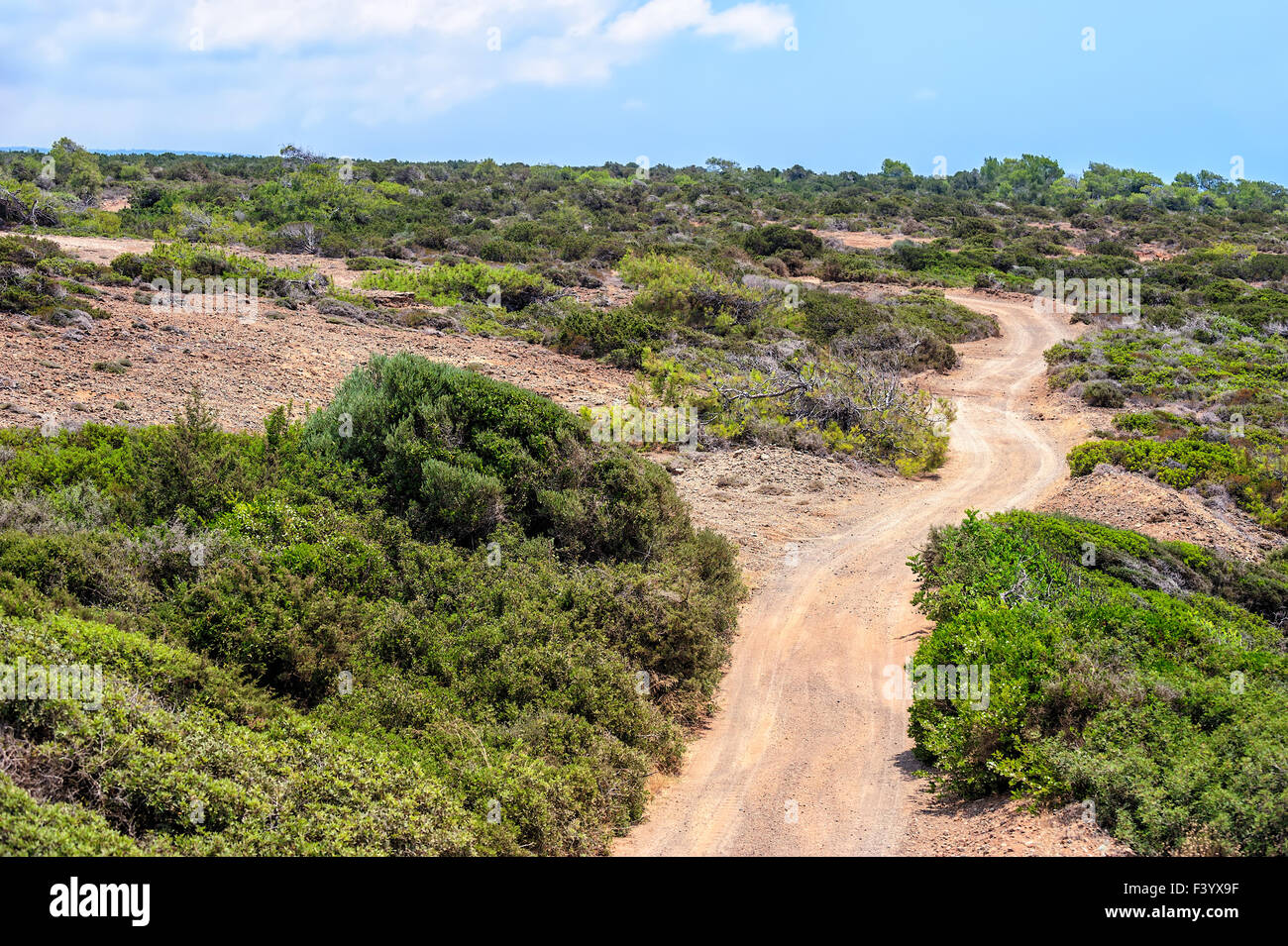 Cyprus rural landscape Stock Photo - Alamy