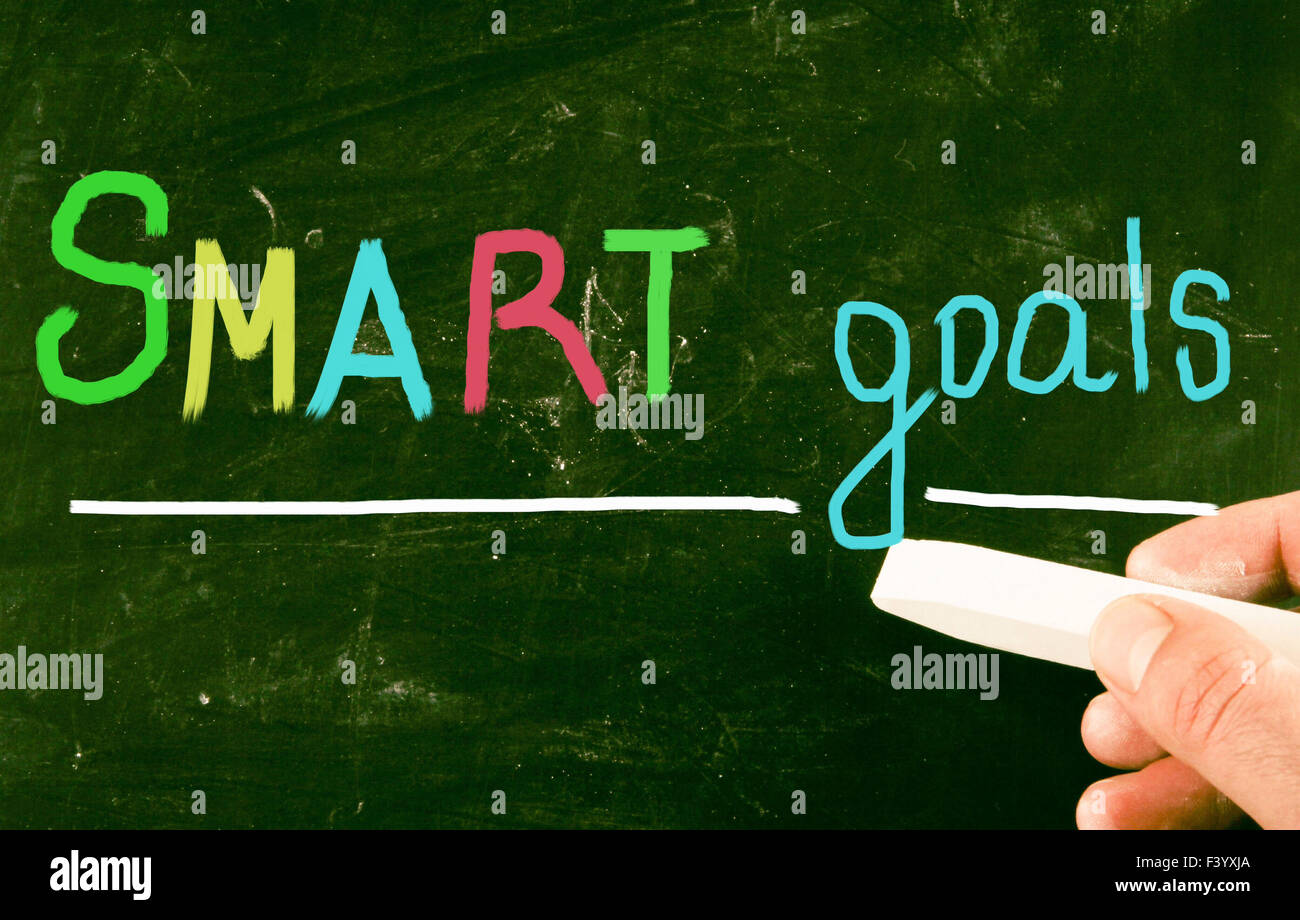 smart goals concept Stock Photo - Alamy