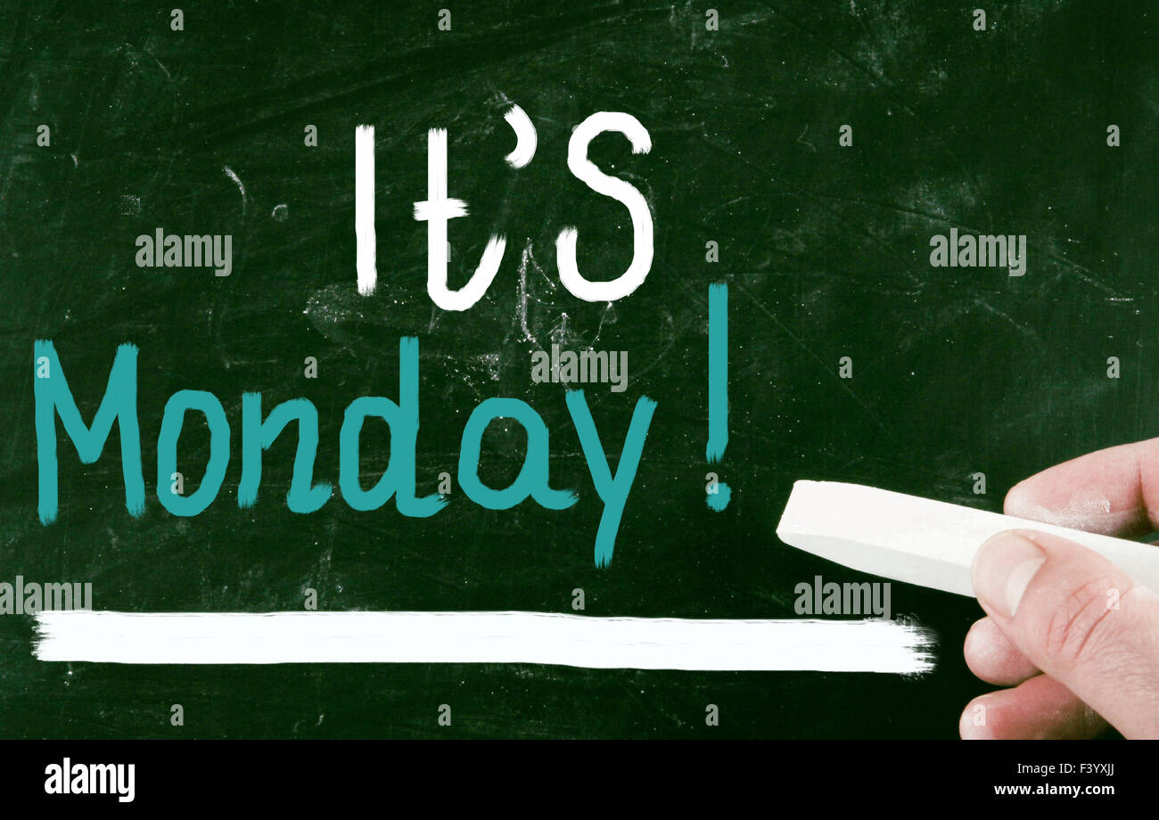 it's monday concept Stock Photo - Alamy