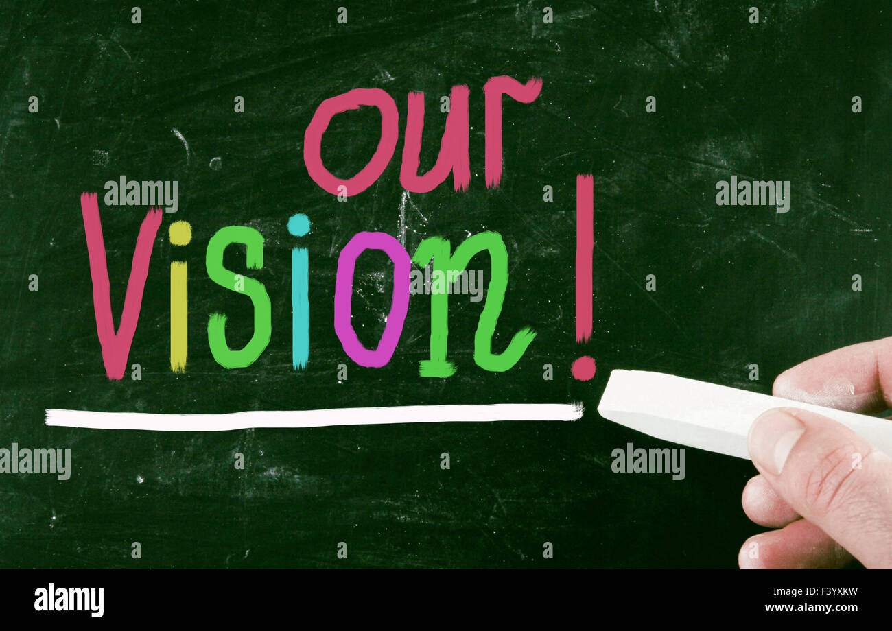 our vision concept Stock Photo - Alamy