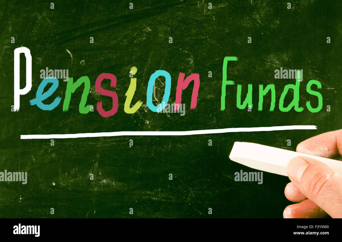 pension funds concept Stock Photo - Alamy