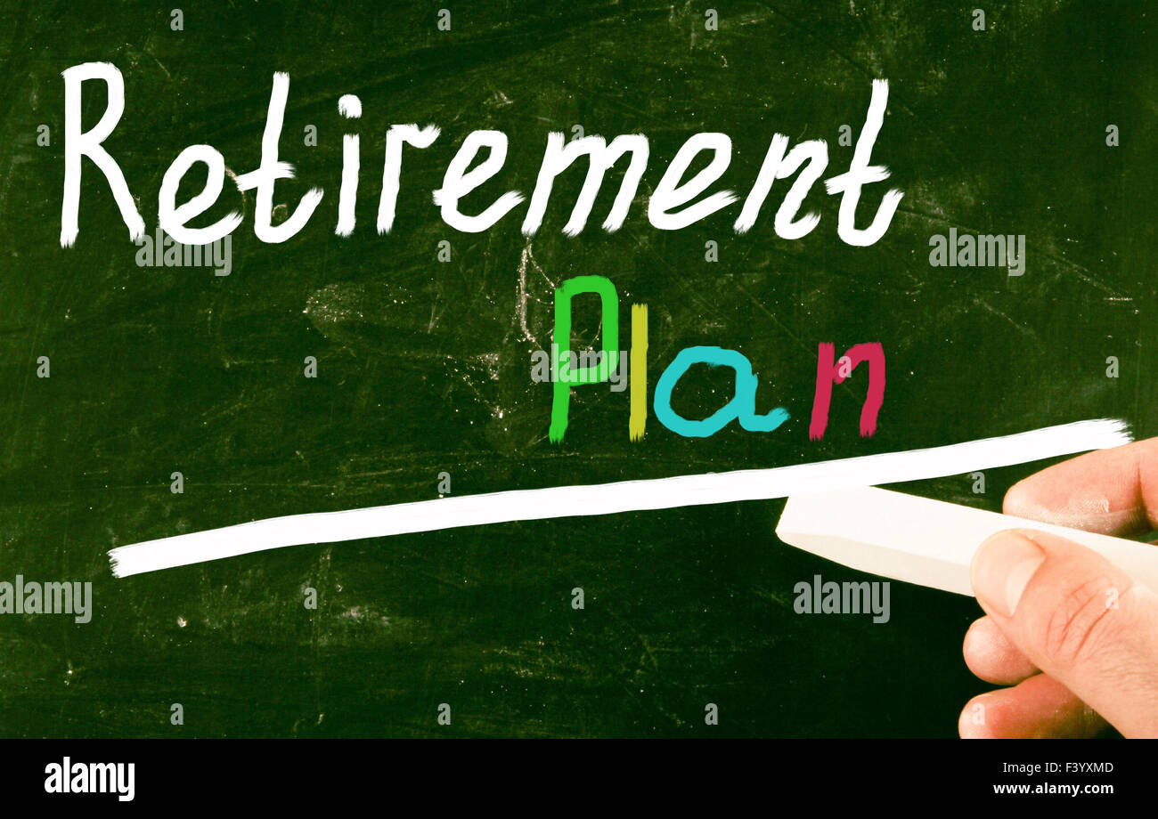 retirement plan concept Stock Photo - Alamy