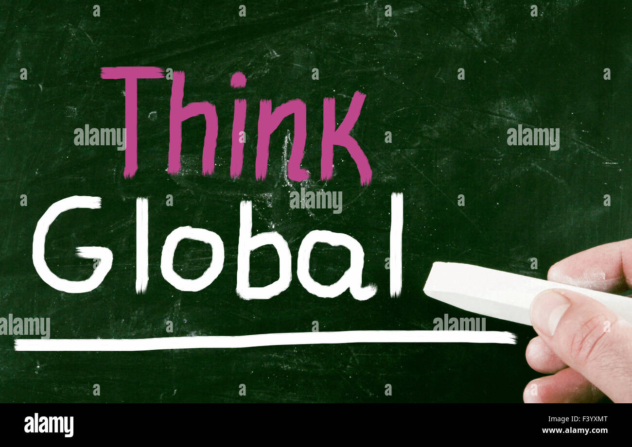 think global concept Stock Photo - Alamy