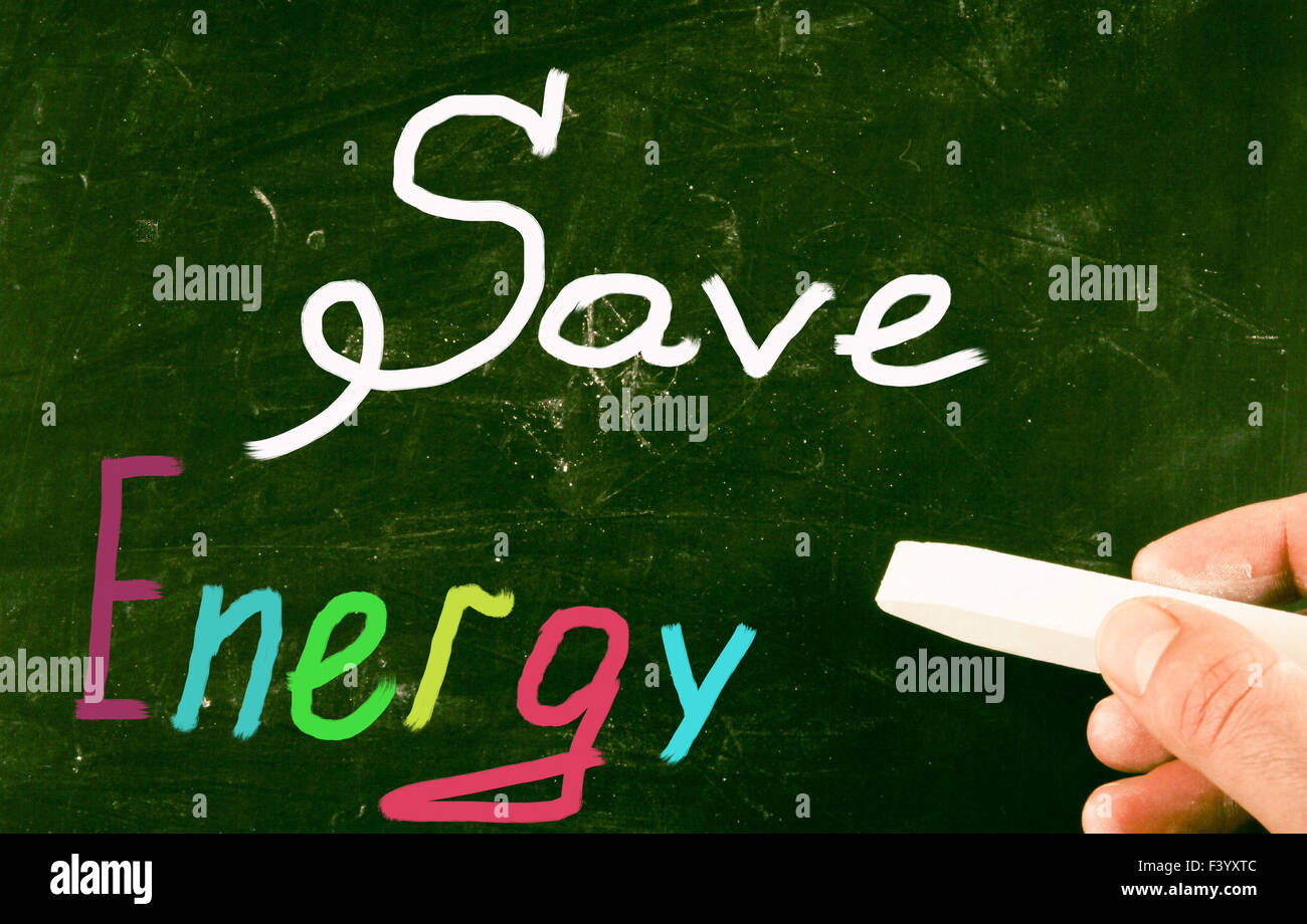 save energy concept Stock Photo - Alamy