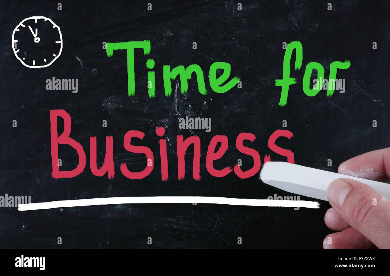 time for business concept Stock Photo - Alamy