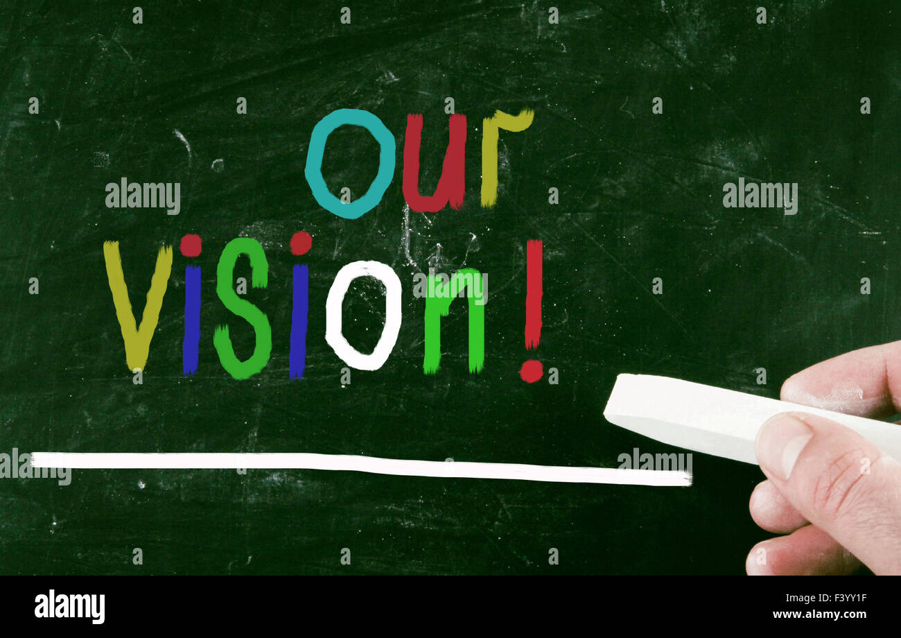 our vision concept Stock Photo - Alamy