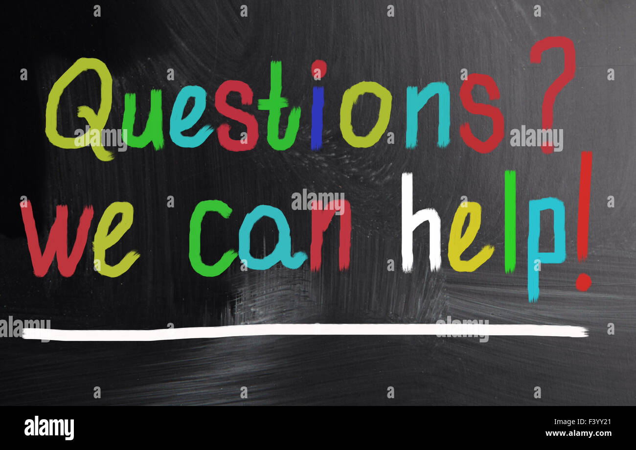 we can help concept Stock Photo - Alamy