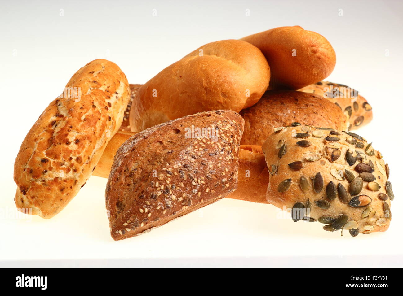 Assorted Rolls and Bread Stock Photo - Alamy