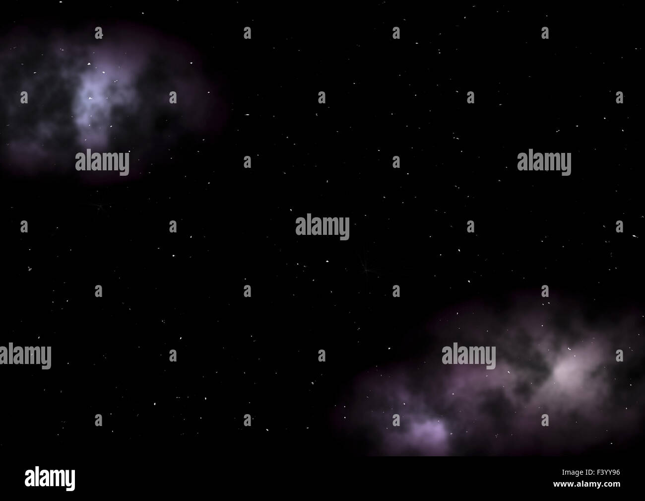 Star field in space and a nebulae Stock Photo - Alamy