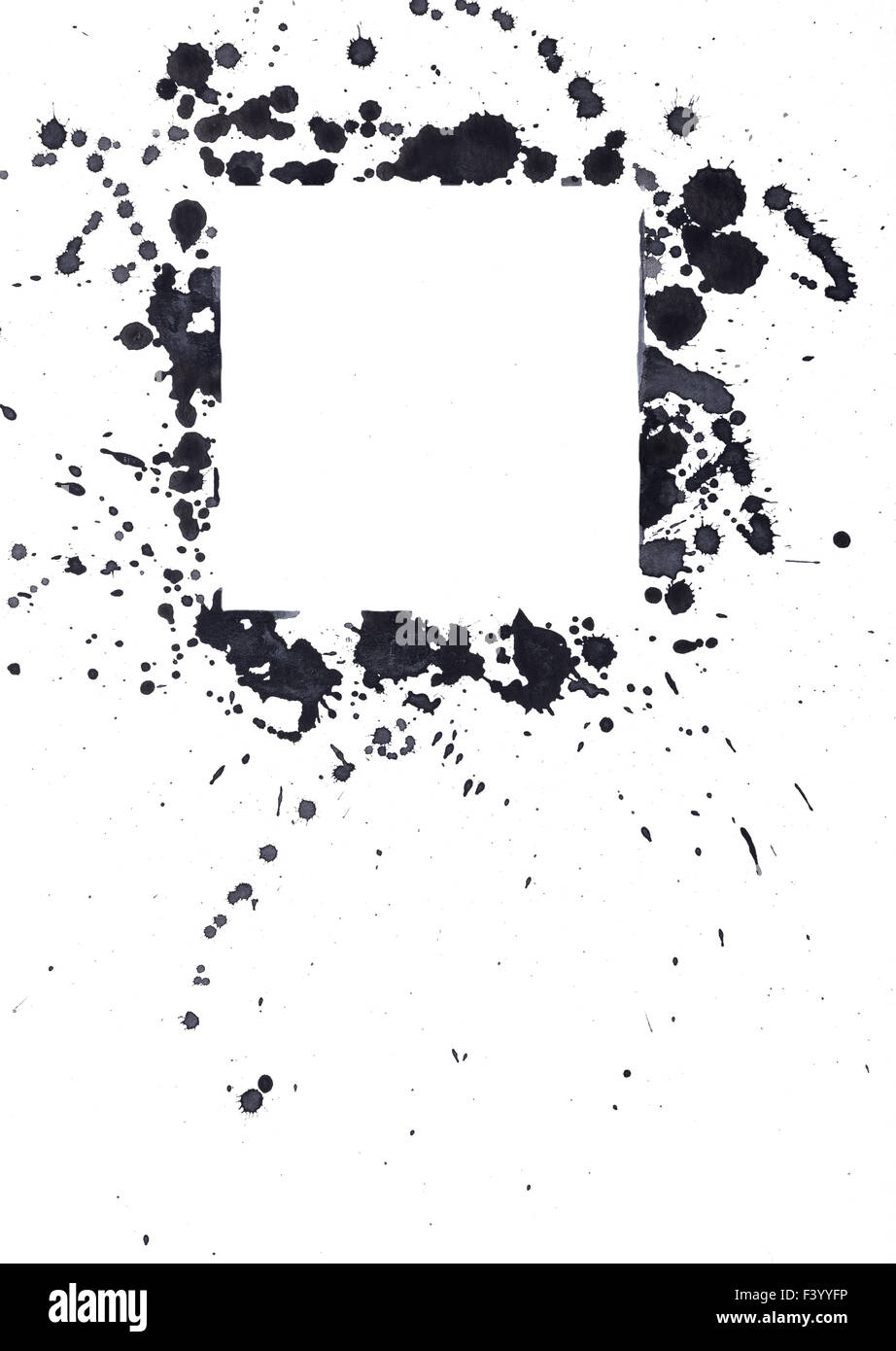 Ink spot shape Stock Photo - Alamy