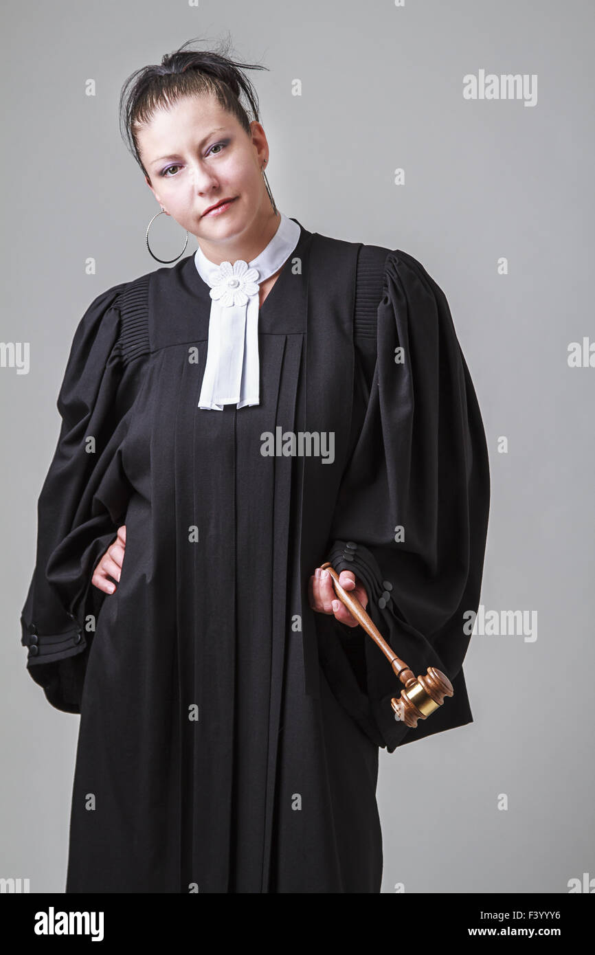 Lawyer and gavel Stock Photo - Alamy