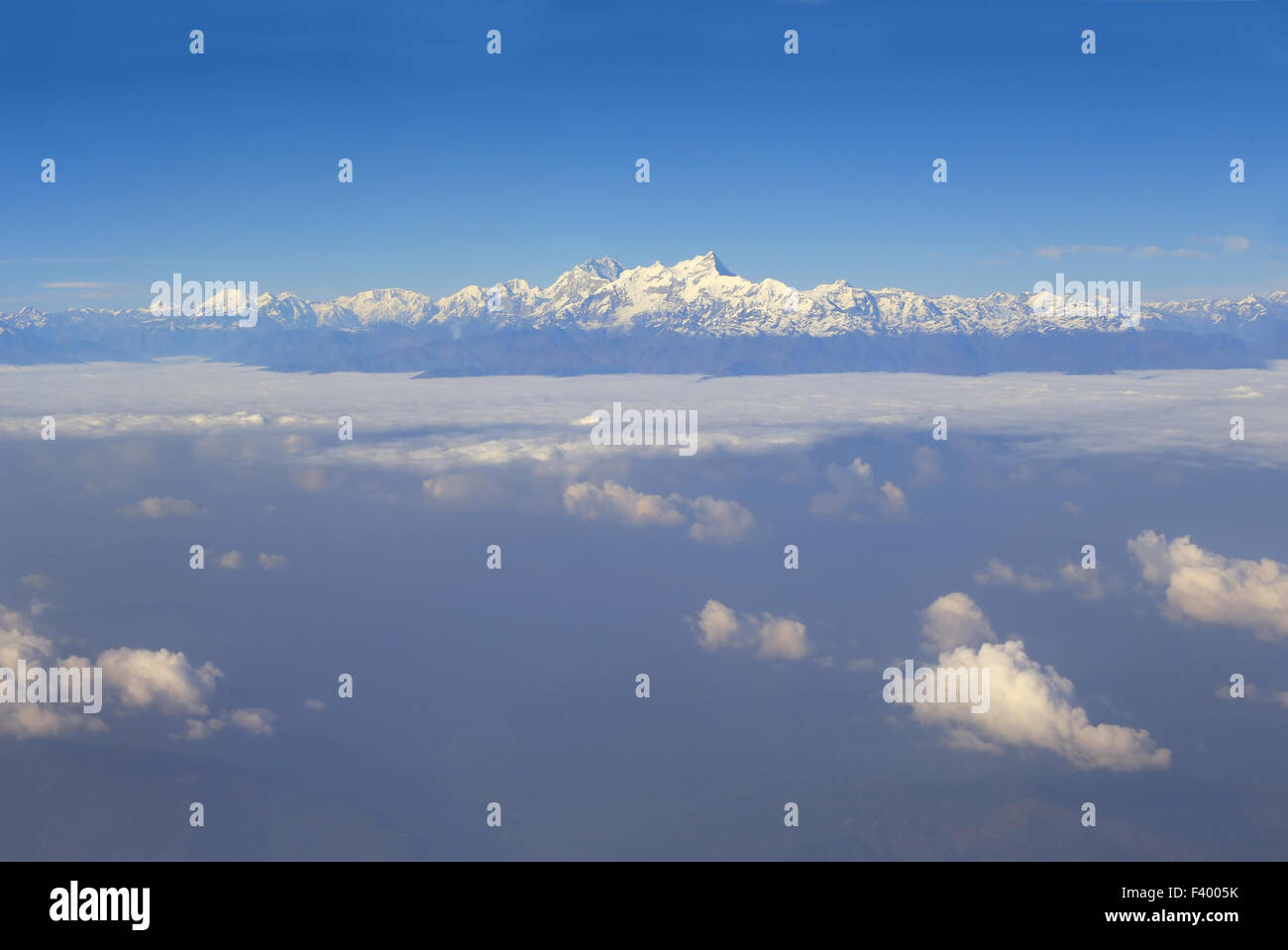 Aerial view at Himalayas Stock Photo - Alamy