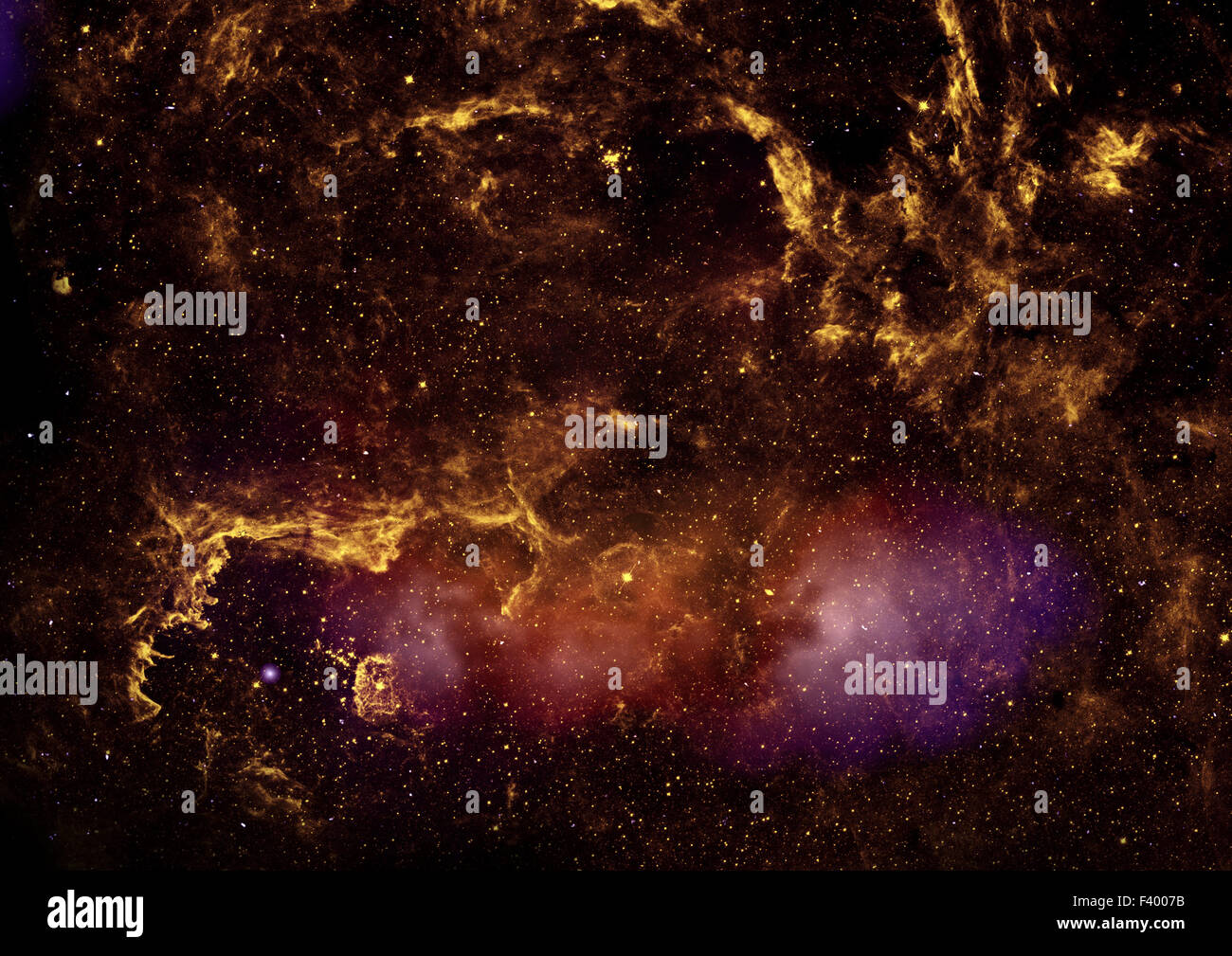 Star field in space and a nebulae Stock Photo - Alamy
