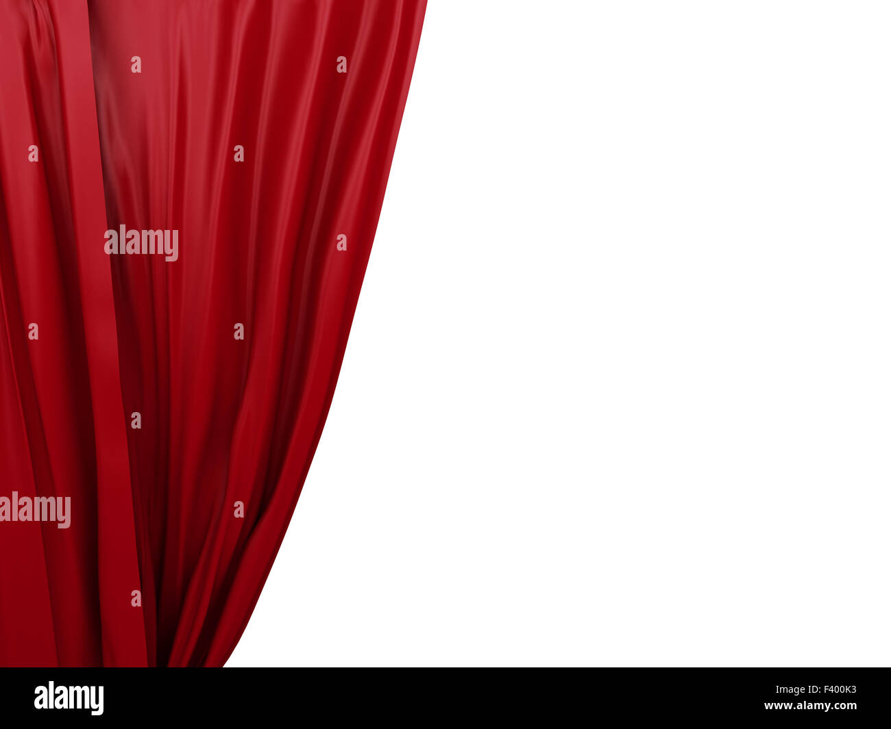 Red curtain isolated hi-res stock photography and images - Alamy
