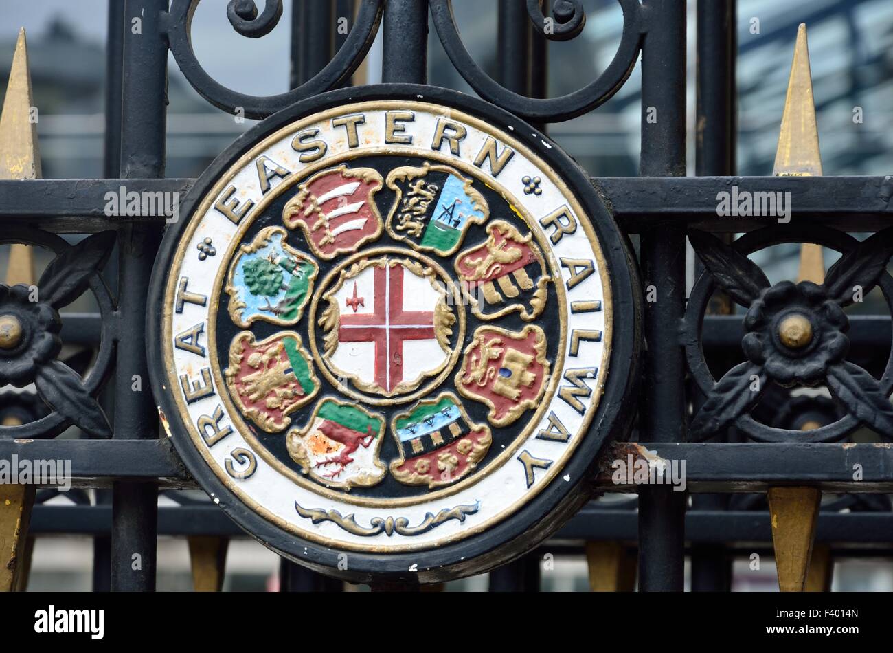 Victorian cast iron railway sign hi-res stock photography and images ...