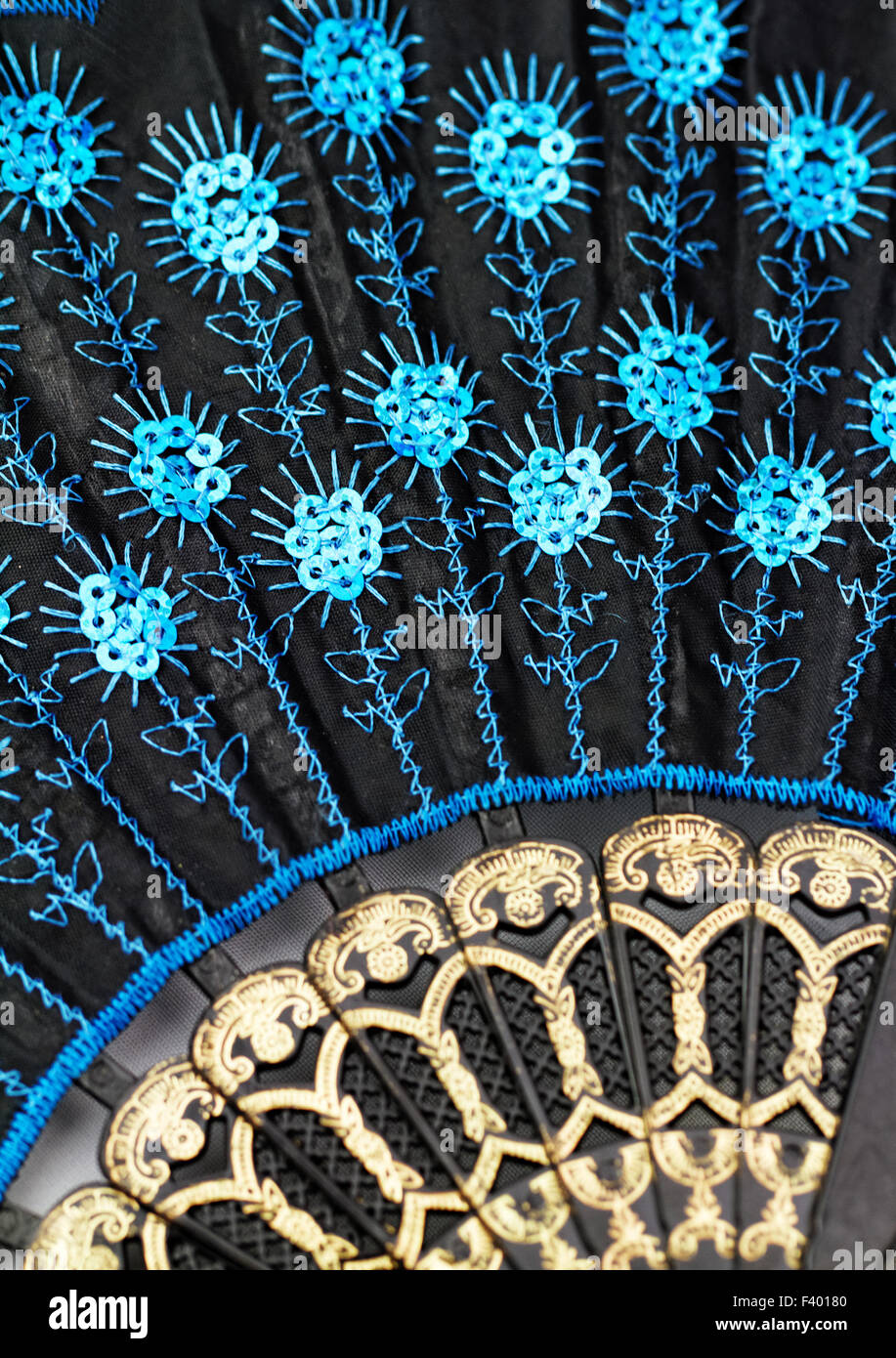 Photo of a beautiful and colorful fan Stock Photo - Alamy