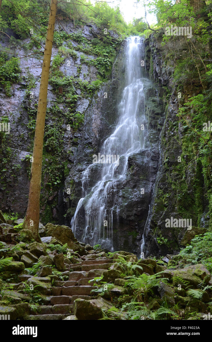 Burgbach waterfalls hi-res stock photography and images - Alamy