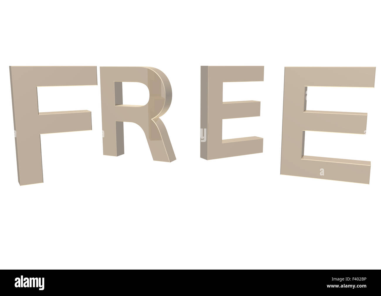 FREE 3D text Stock Photo - Alamy