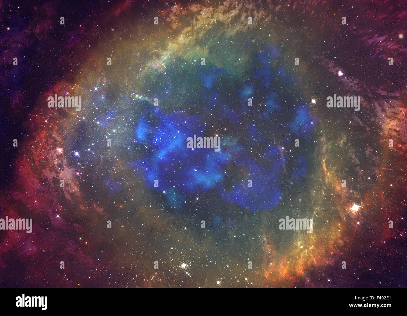 Star field in space and a nebulae Stock Photo - Alamy