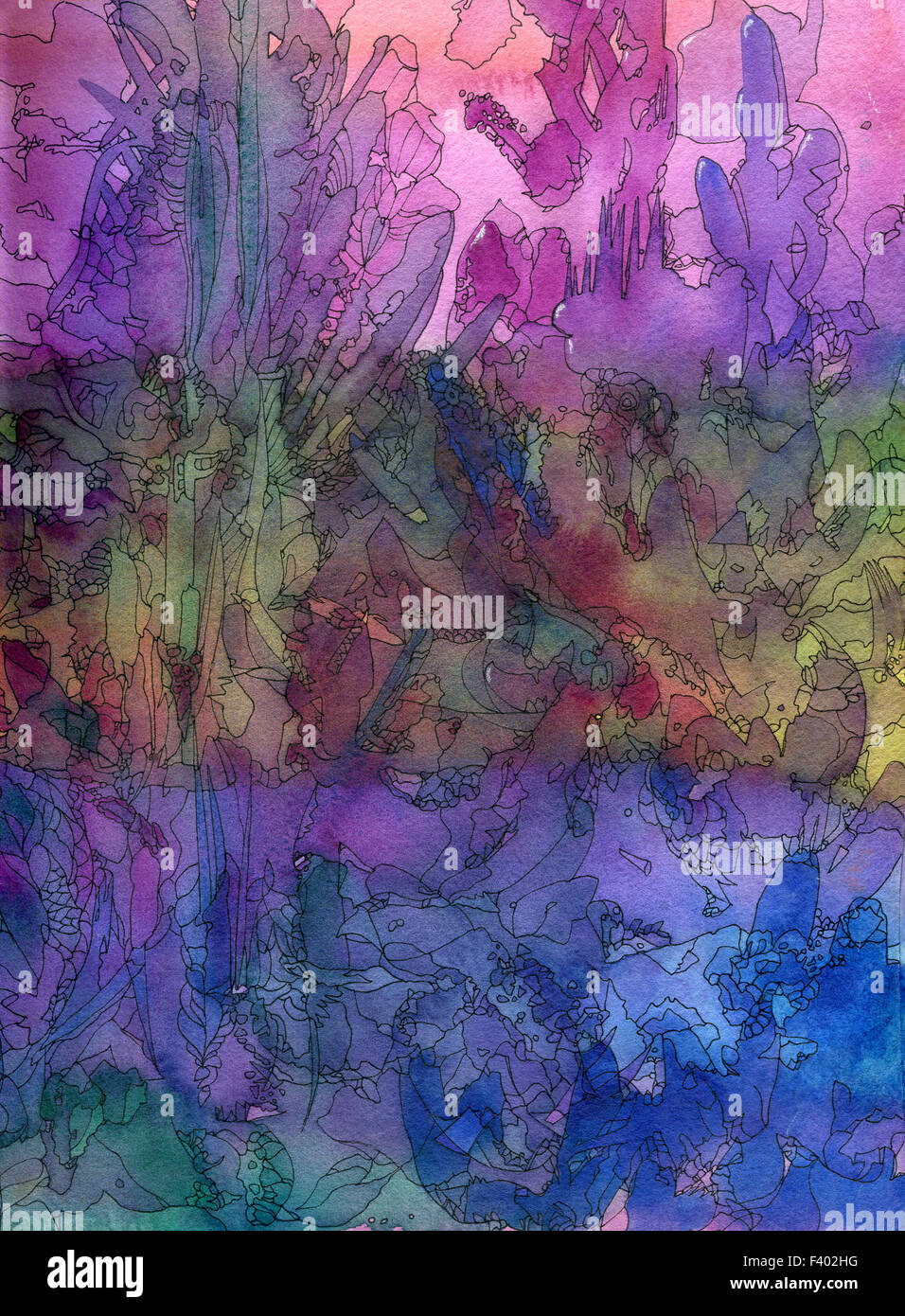 Ink texture hi-res stock photography and images - Alamy