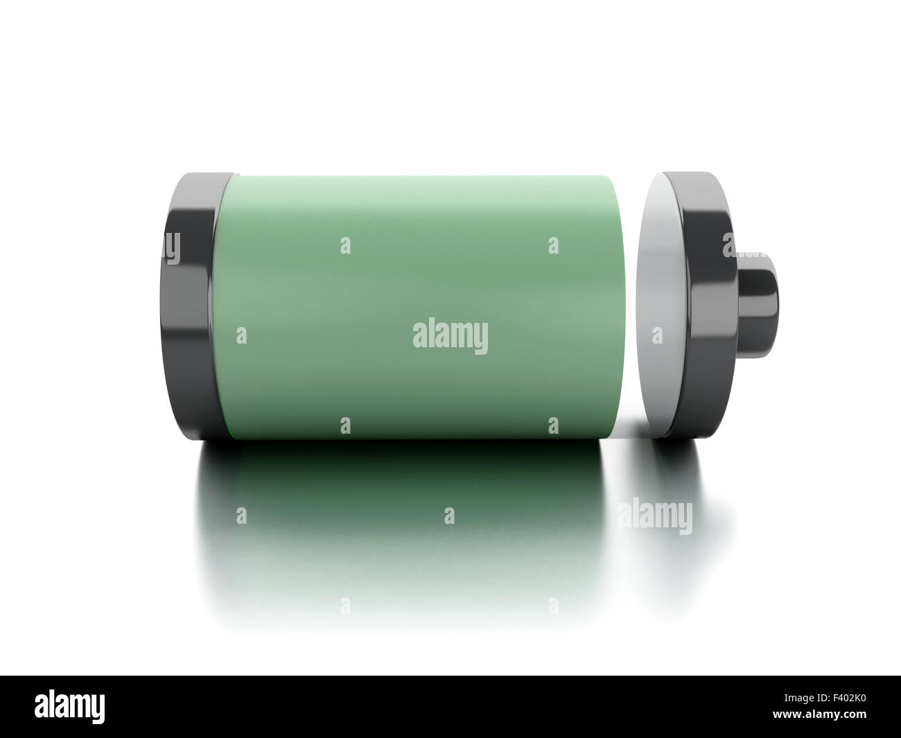 full battery 3d icon Stock Photo - Alamy