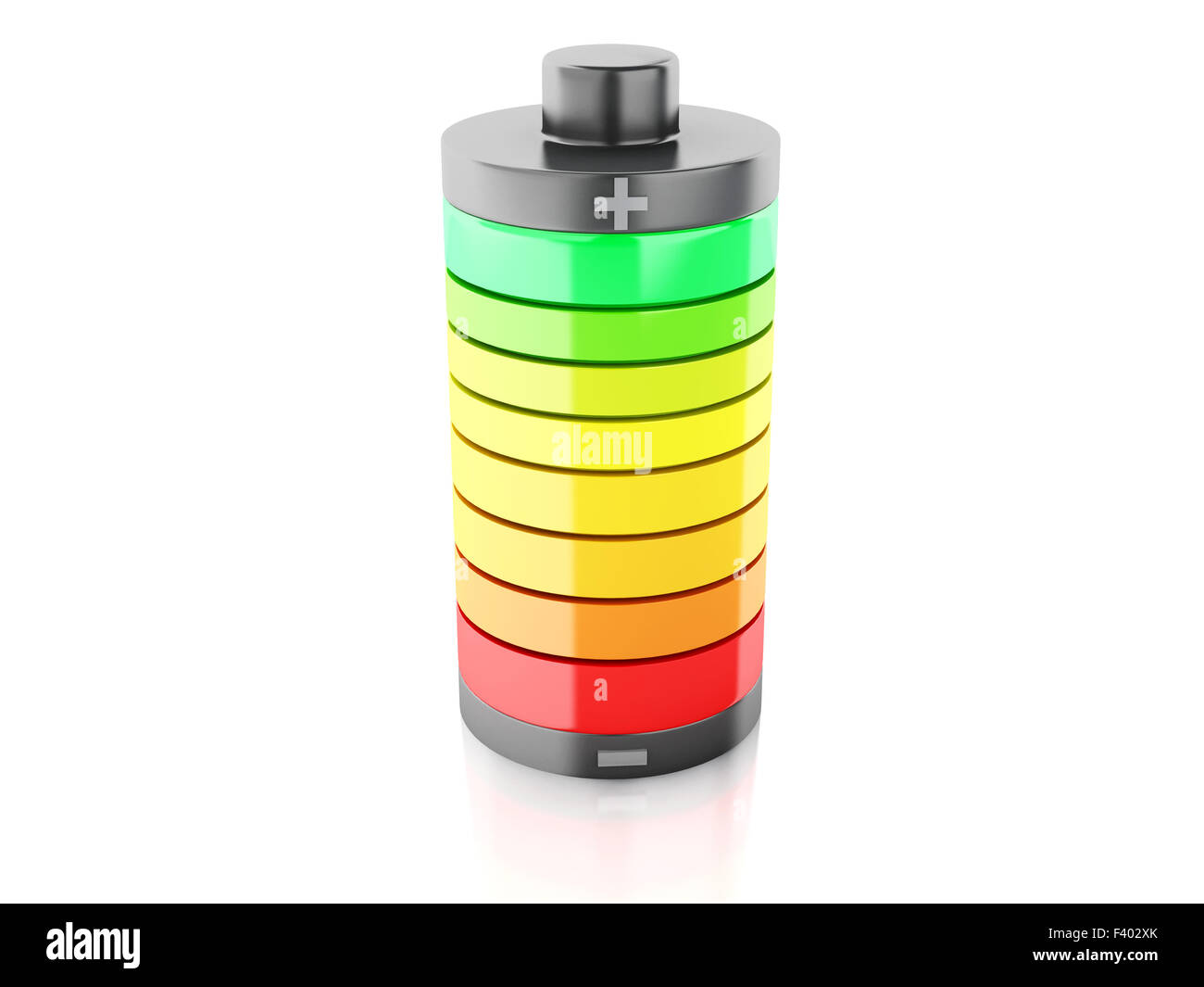 full battery 3d icon Stock Photo - Alamy