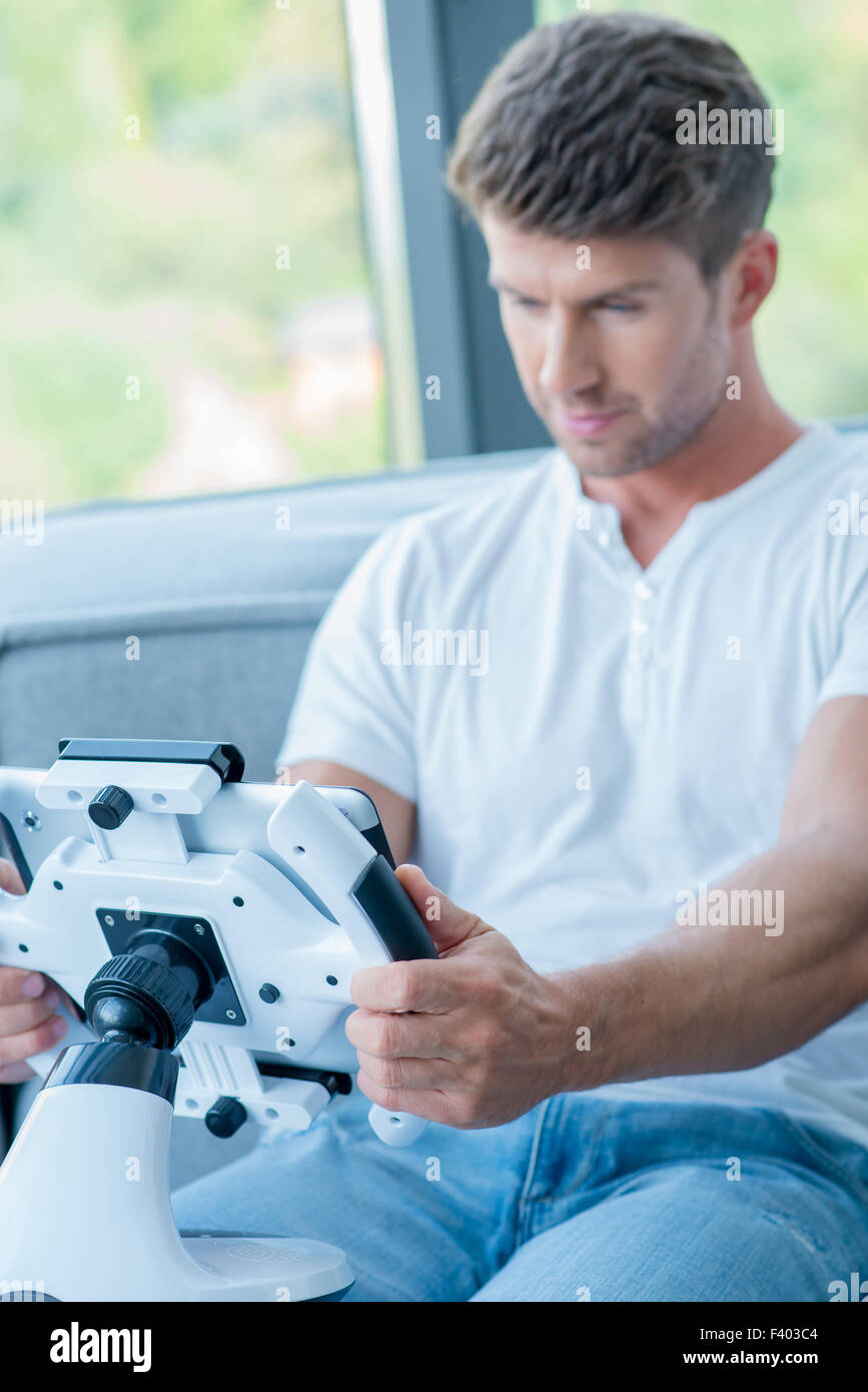 Handsome white man hi-res stock photography and images - Alamy