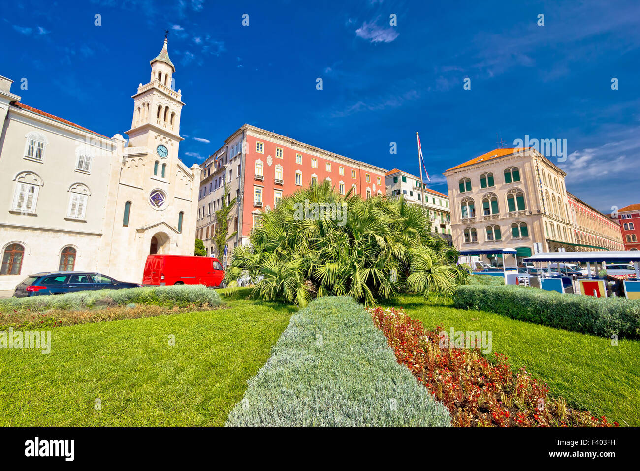 City of Split nature and architecture Stock Photo - Alamy