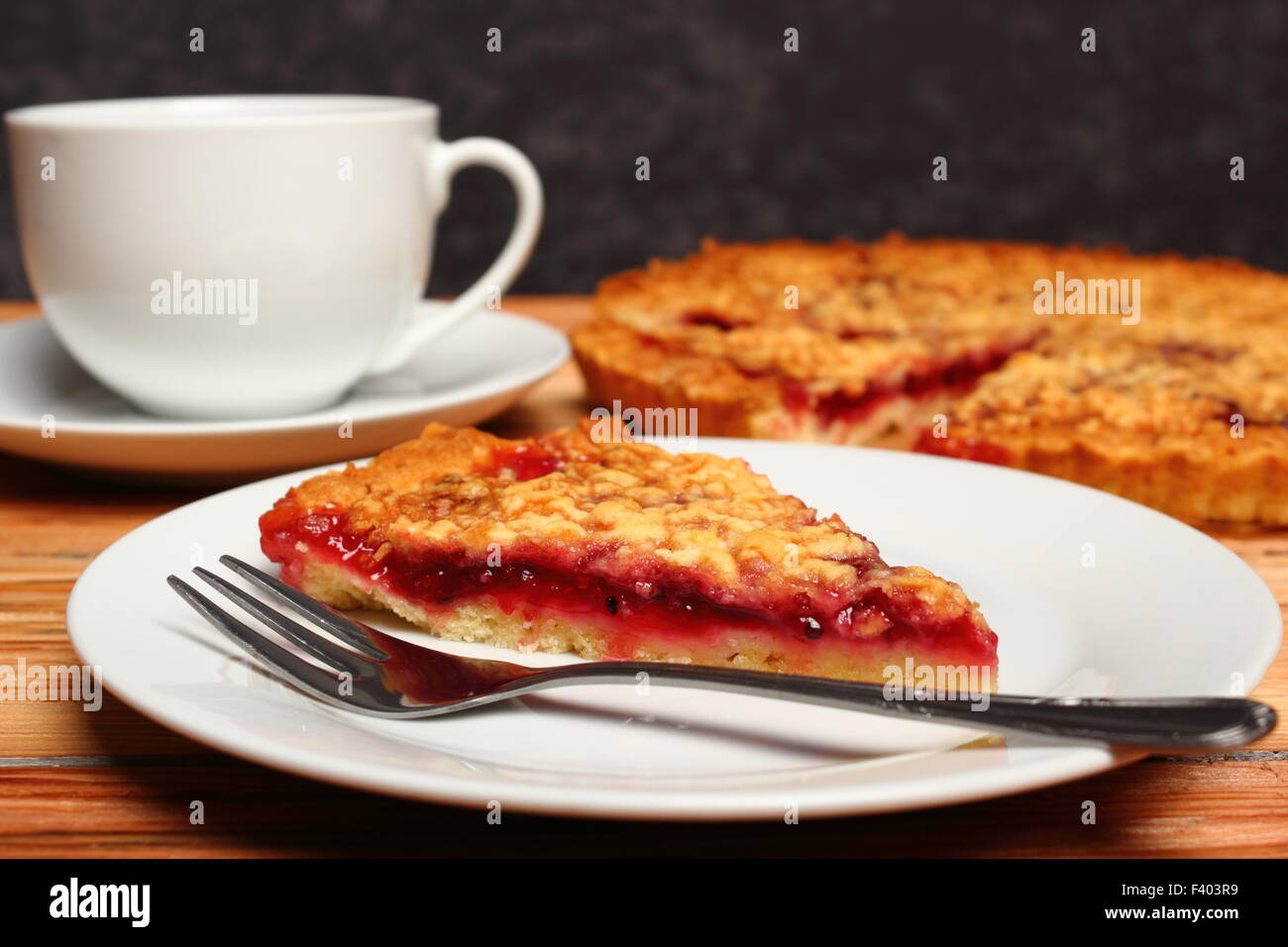 Red Currant Tart Stock Photo - Alamy
