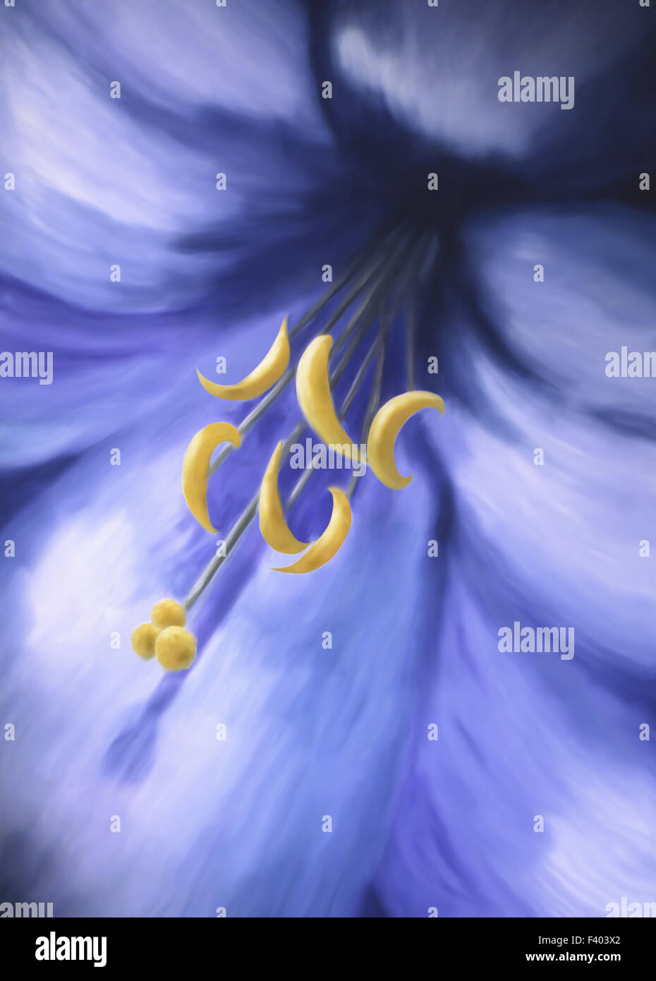 Blue yellow artwork hi-res stock photography and images - Alamy