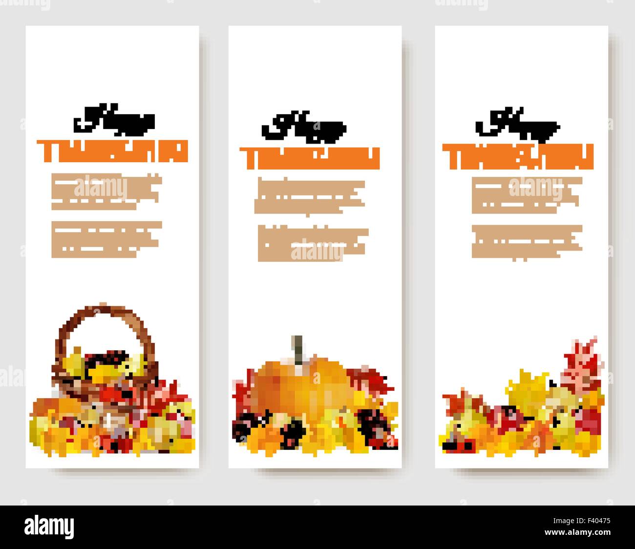 Thanksgiving background golden pumpkin Stock Vector Images - Alamy