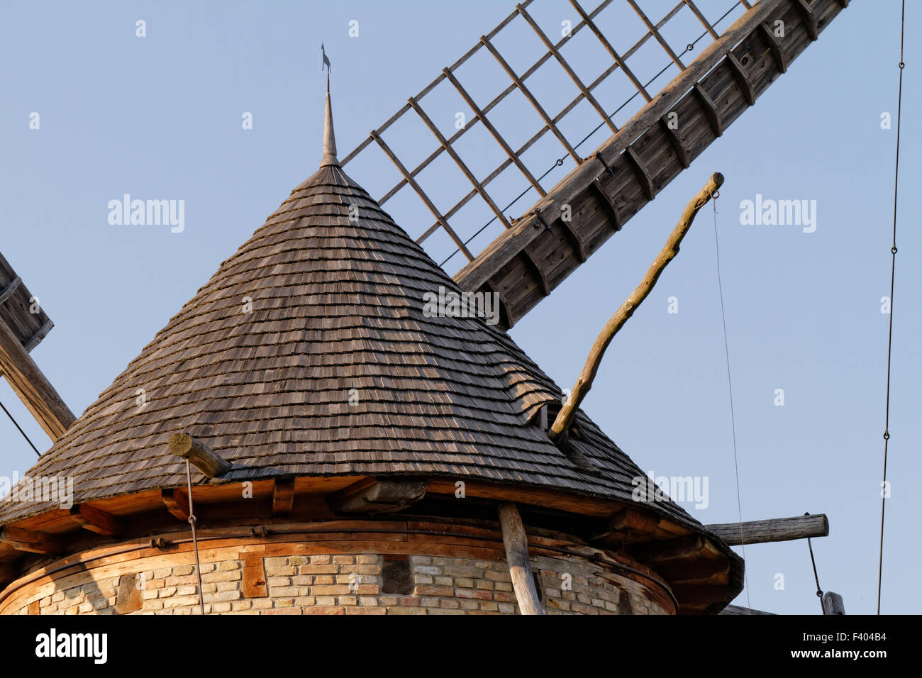 Photo of an old miller mill on the farm Stock Photo - Alamy