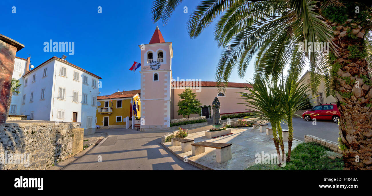 Diklo adriatic village panoramic view Stock Photo - Alamy