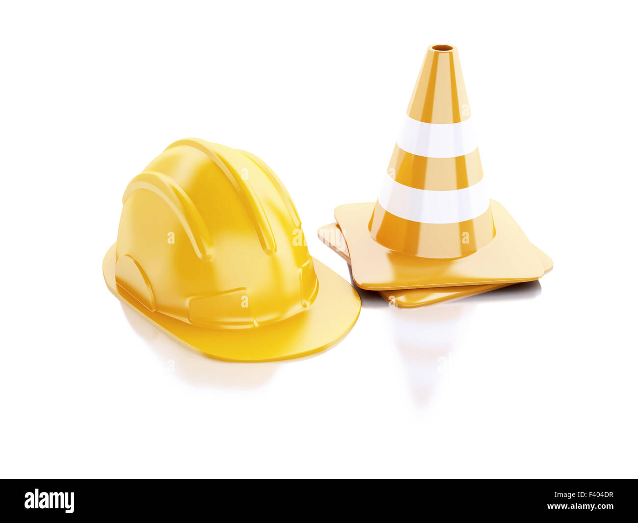 3d illustration under construction Cut Out Stock Images & Pictures - Alamy