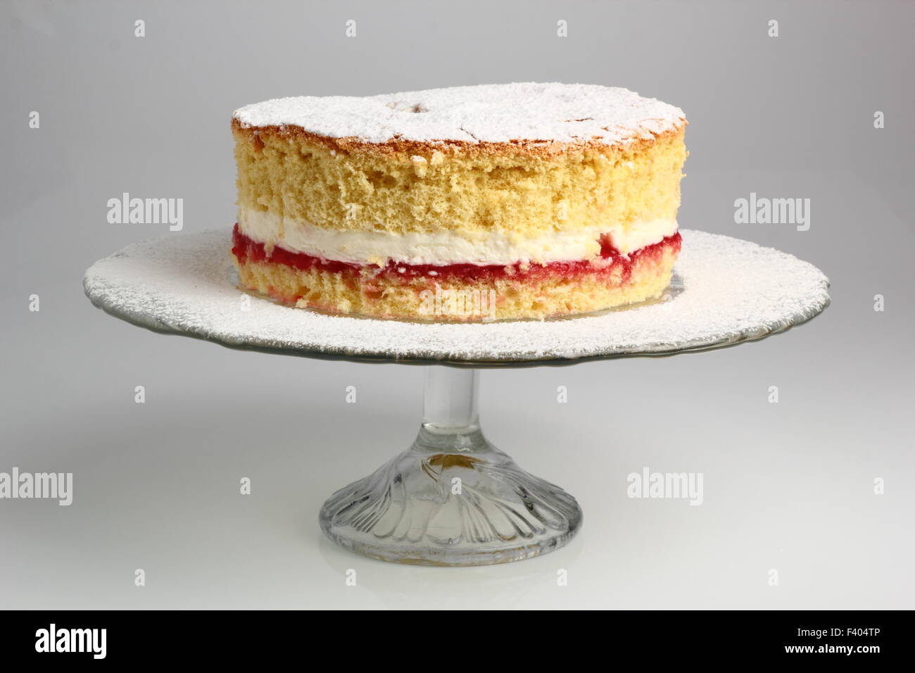 Victoria sponge cake isolated hi-res stock photography and images - Alamy