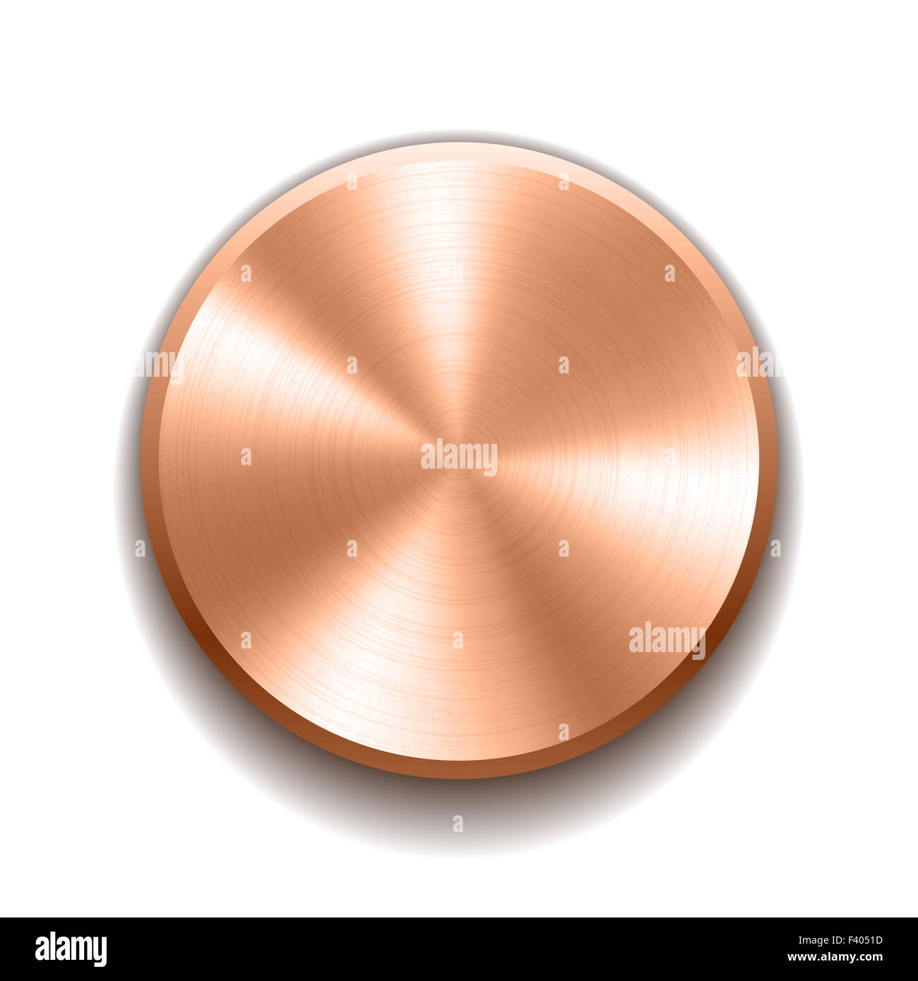 Realistic metal button Stock Photo - Alamy